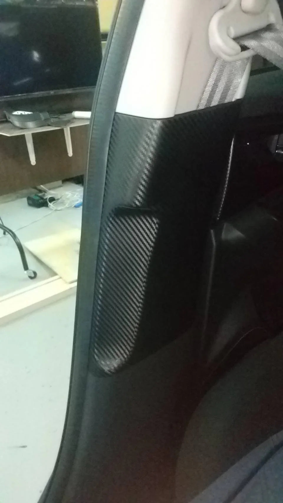 3D Carbon Seatbelt / Pillar Panel Protection Kit (Scuff Guard) - 2020 ...