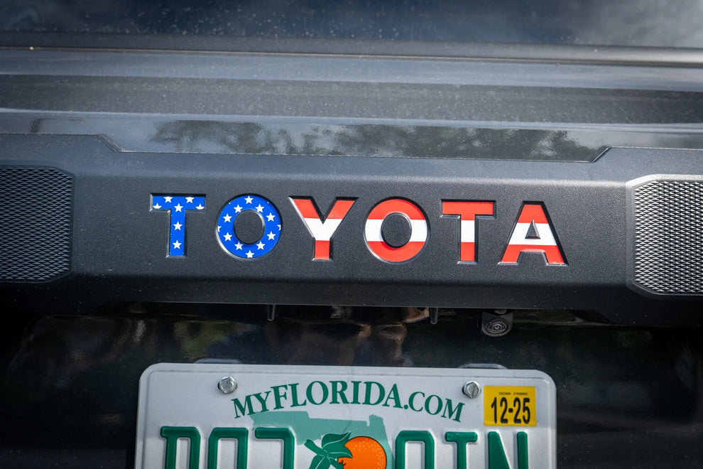 TOYOTA Freedom Series Rear Hatch Liftgate Emblem Inlays - 2025 4Runner ...
