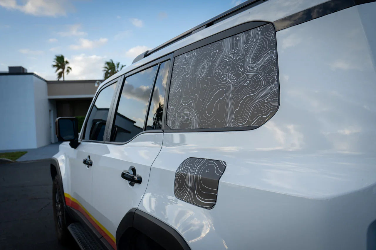 Topographic Rear Window Map Overlays - 2024 Land Cruiser – DRIVEN ...