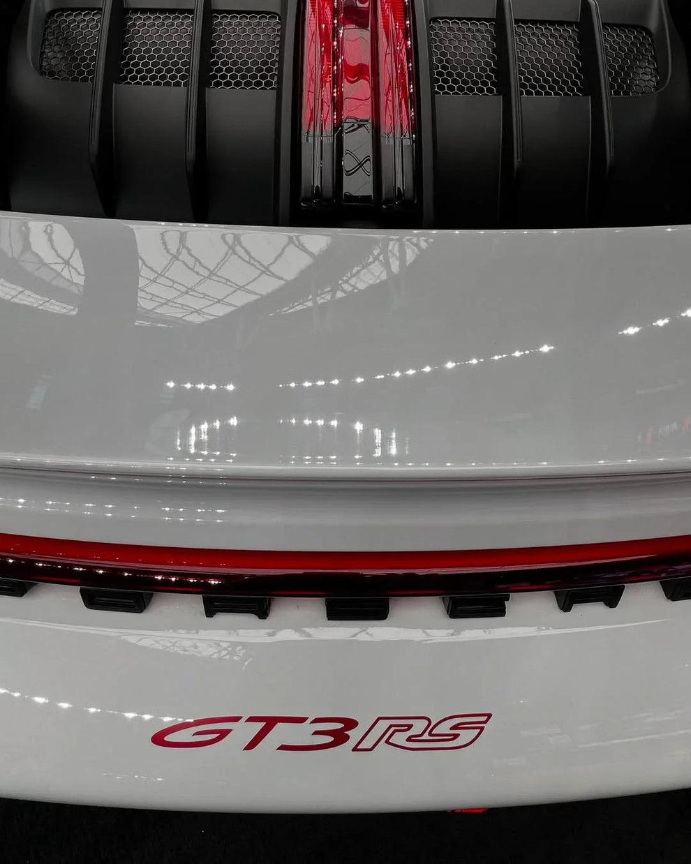 "GT3 RS" Rear Bumper Vinyl Logo Decal Emblem for Porsche Vehicles (992 ...