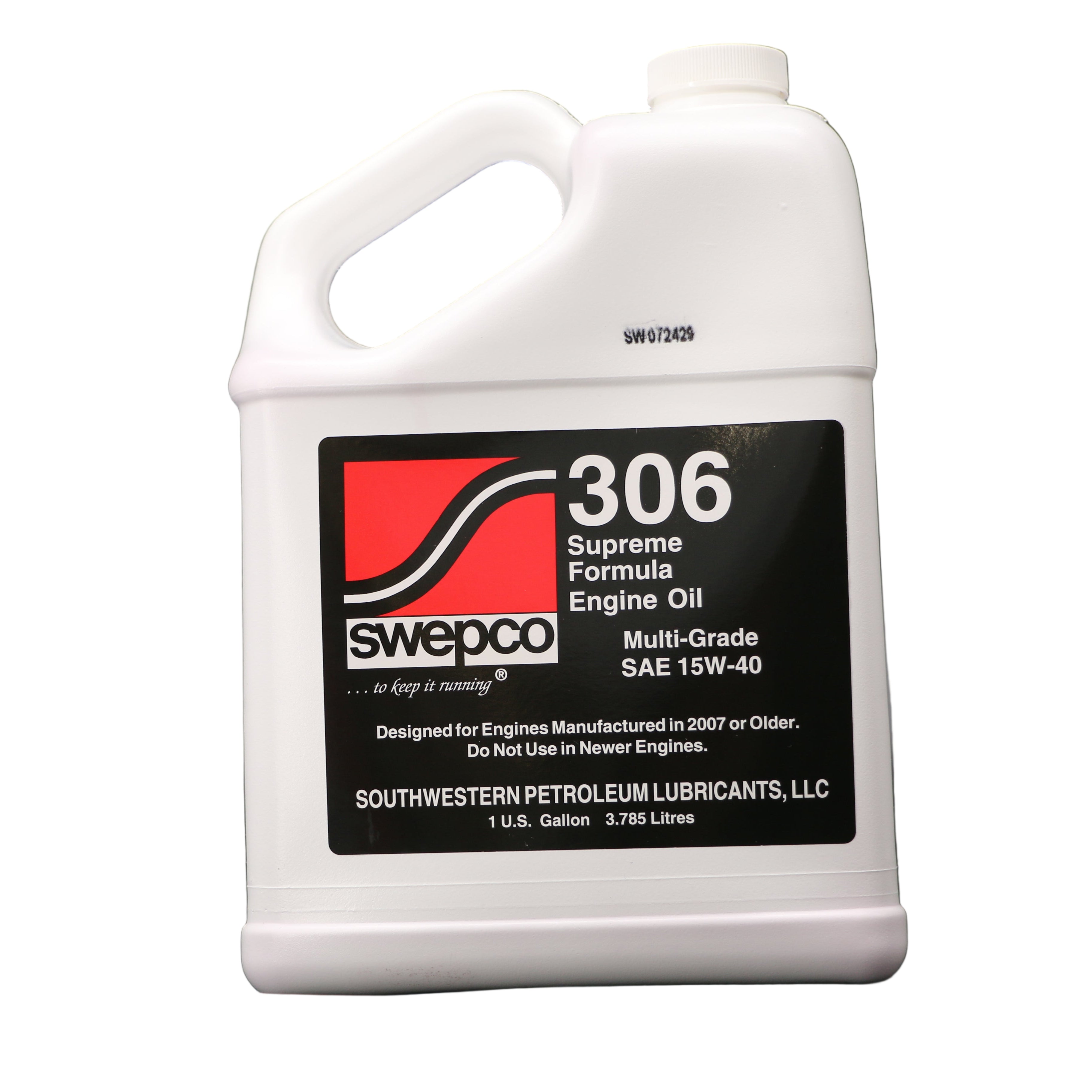 SWEPCO | 306 Supreme Engine Oil | High-Zinc Multi-Grade | CI-4/SM ...