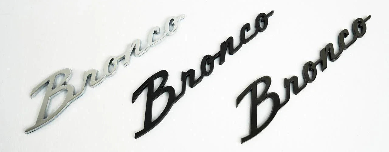 Ford Bronco Cursive Script Metal Emblem Templates - 2021 Bronco ...