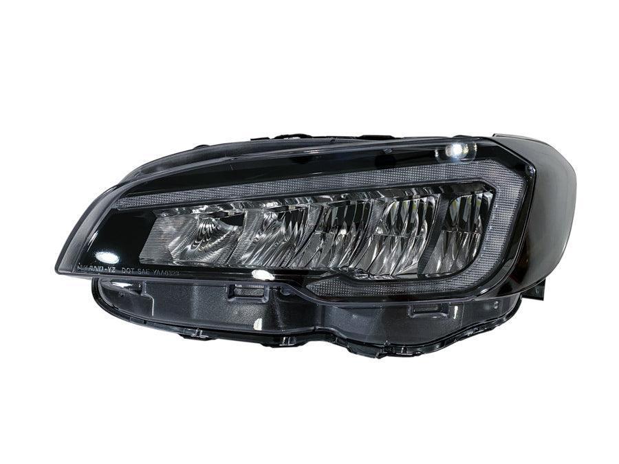 OLM Hikari Headlight Smoked / Black Out Overlays - 2015-2020 WRX / STI ...