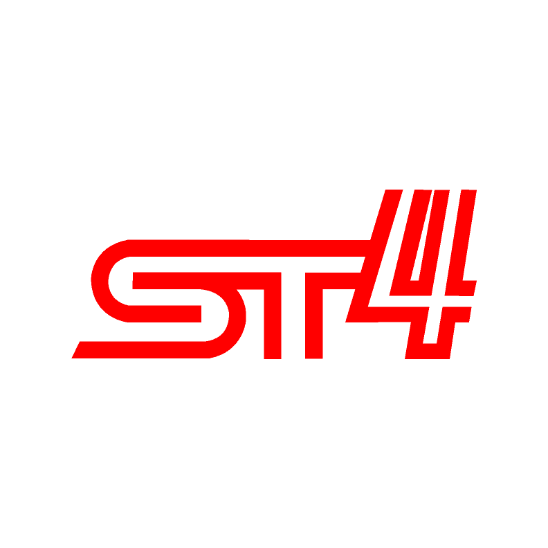 ST4 6" Sticker fits 4th Generation Subaru WRX / STI - 2015-2021 ...
